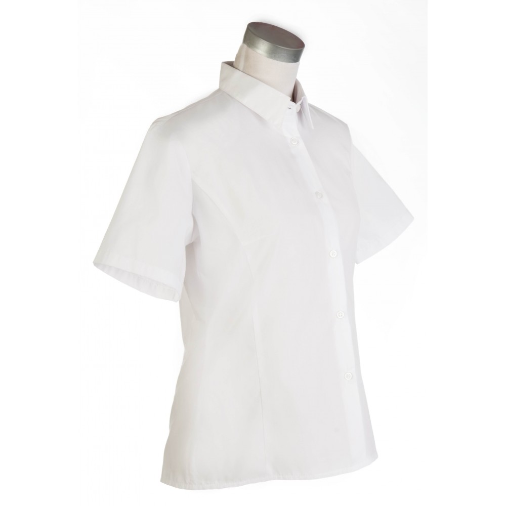 Comprar Camisa Blanca de Manga Corta para Mujer | Confex